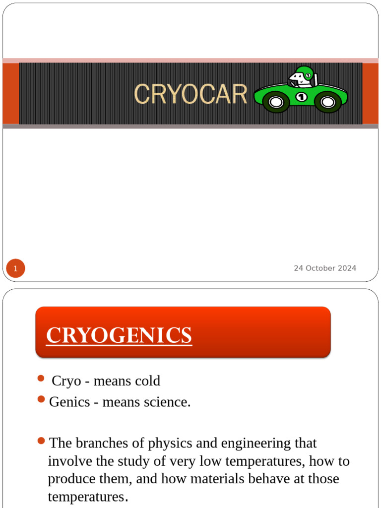 Cryo Car | PDF | Cryogenics | Gases