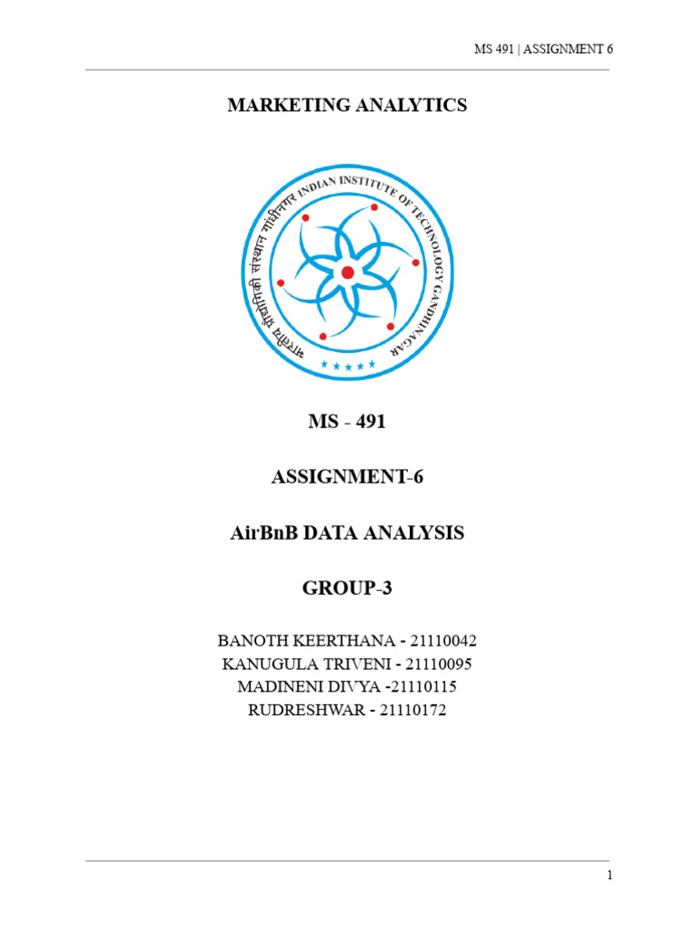 Marketing Analytics Assignment - 6 | PDF | Cost Of Living | Pricing