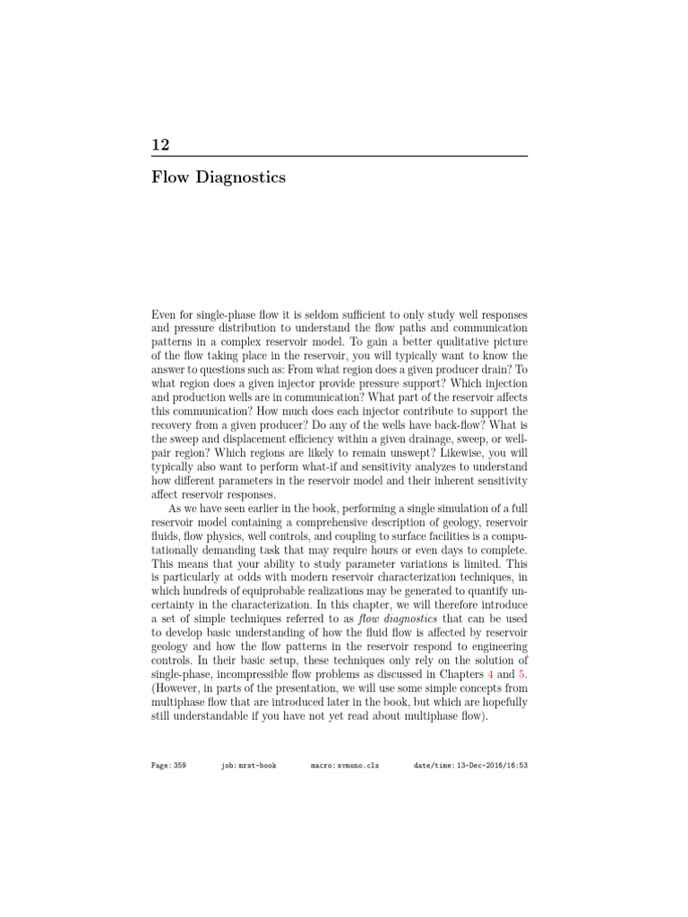 Chap 12 | PDF | Discharge (Hydrology) | Petroleum Reservoir