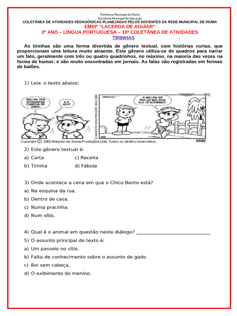 Tirinha | PDF | Família