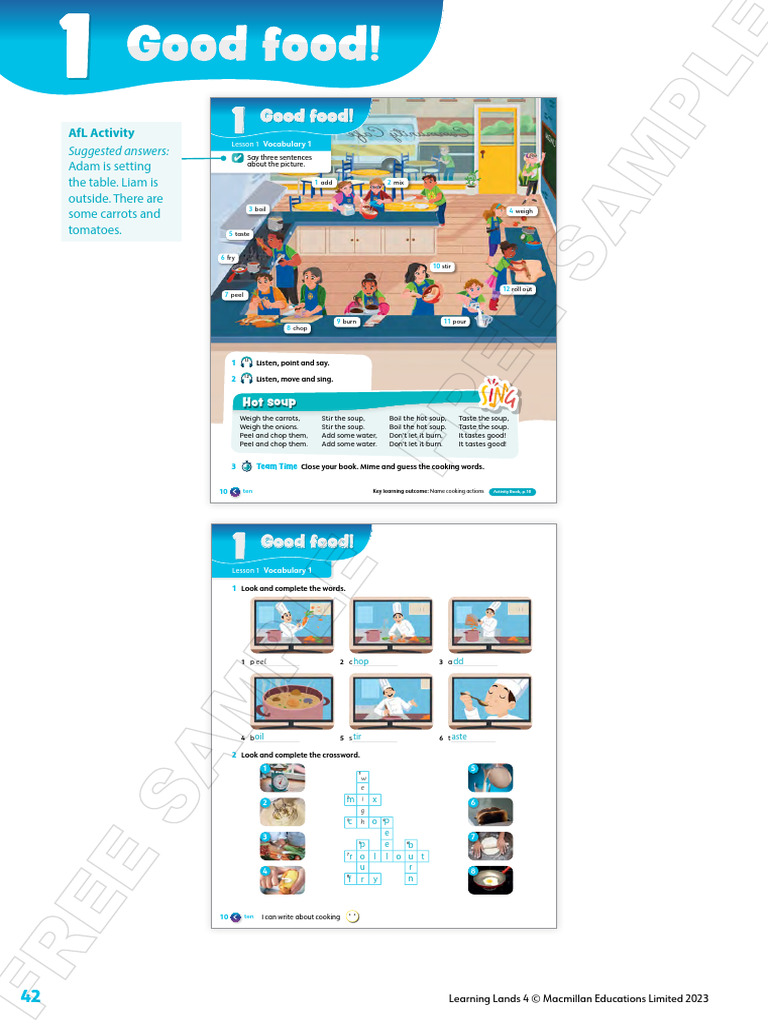 Ll4 Tb Unit1 | PDF | Vocabulary | Soup