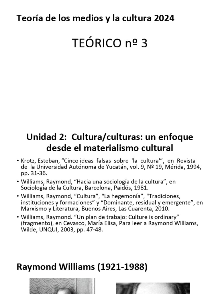 Presentación Teórico 3 TMC 2024 | PDF | La teoría crítica | Ideologías
