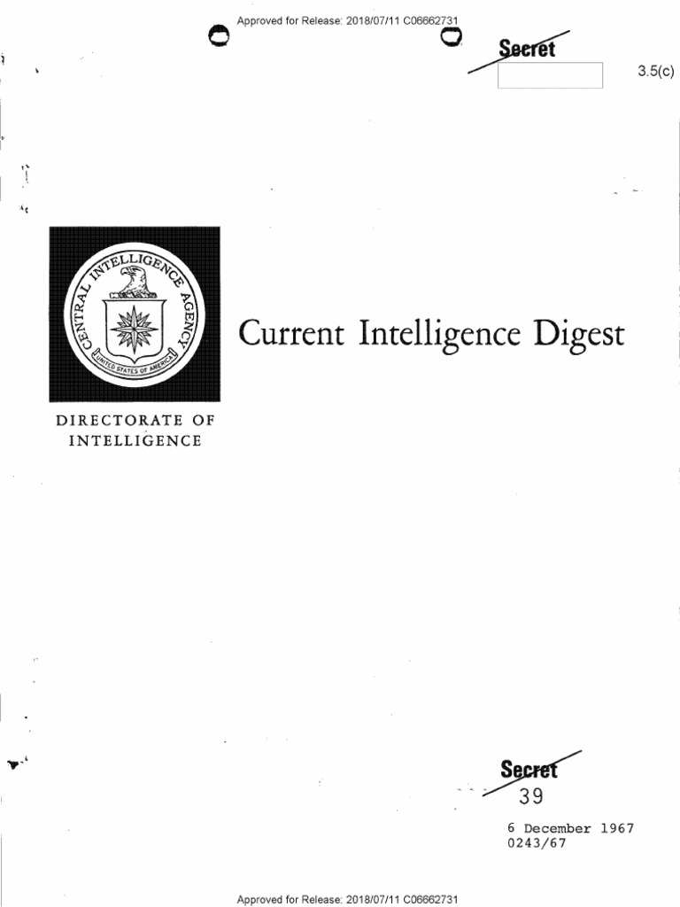 Current Intelligence Dige 15472855 | PDF