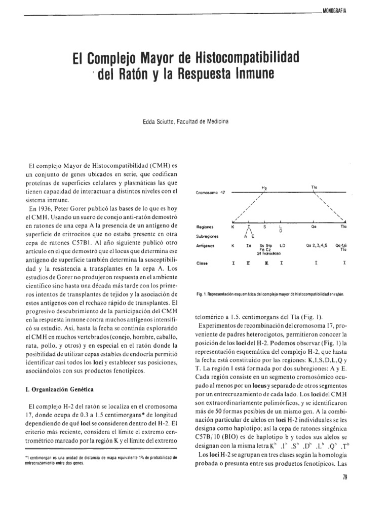 Jrodriguezmartinez,+1987 30 03 0079 | PDF | Complejo mayor de histocompatibilidad | Sistema inmune