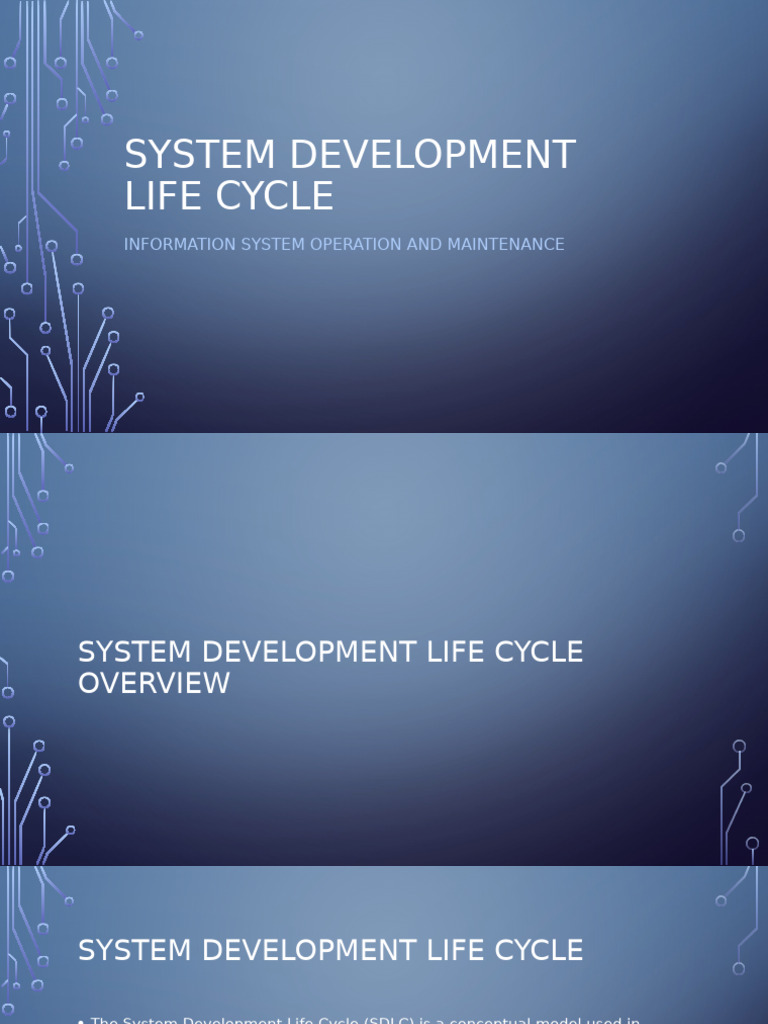 System Development Life Cycle Pdf Feasibility Study Software Testing