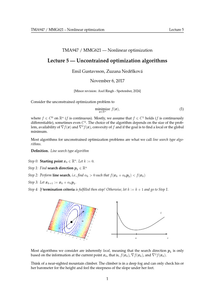 Lecture_5 | PDF | Mathematical Optimization | Derivative