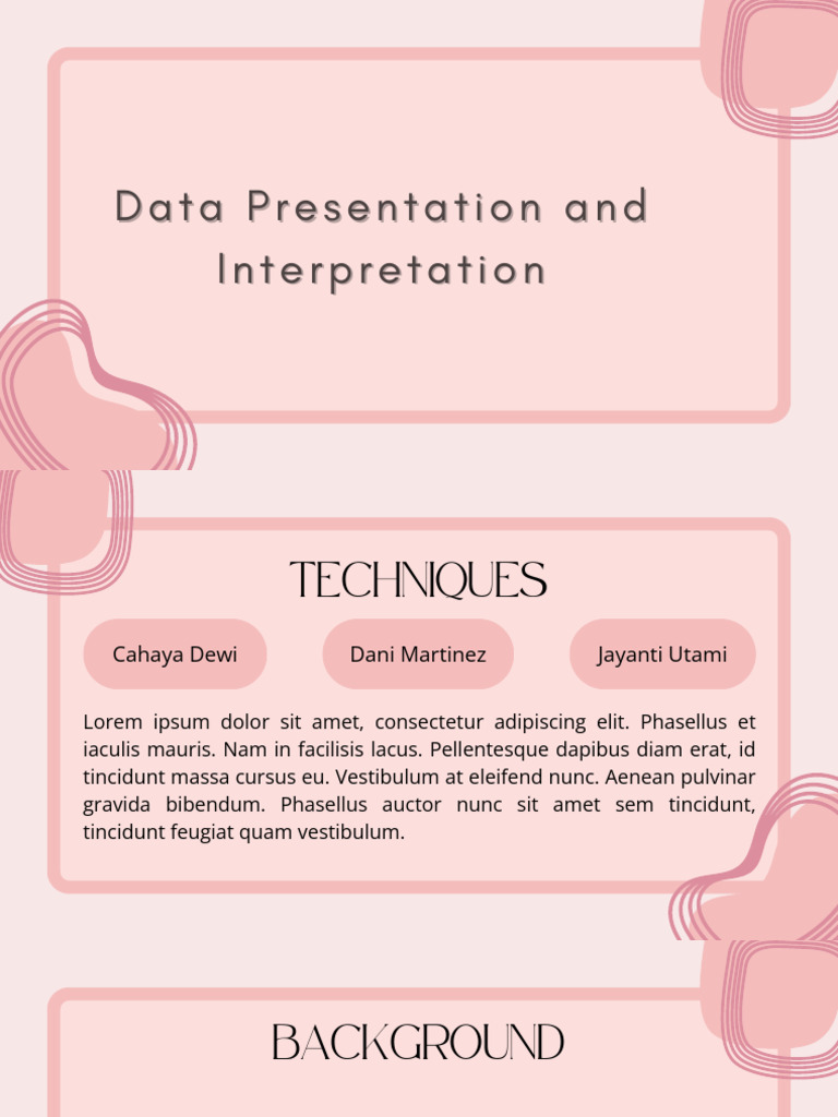 Data Presentation & Interpretation | PDF | Career & Growth