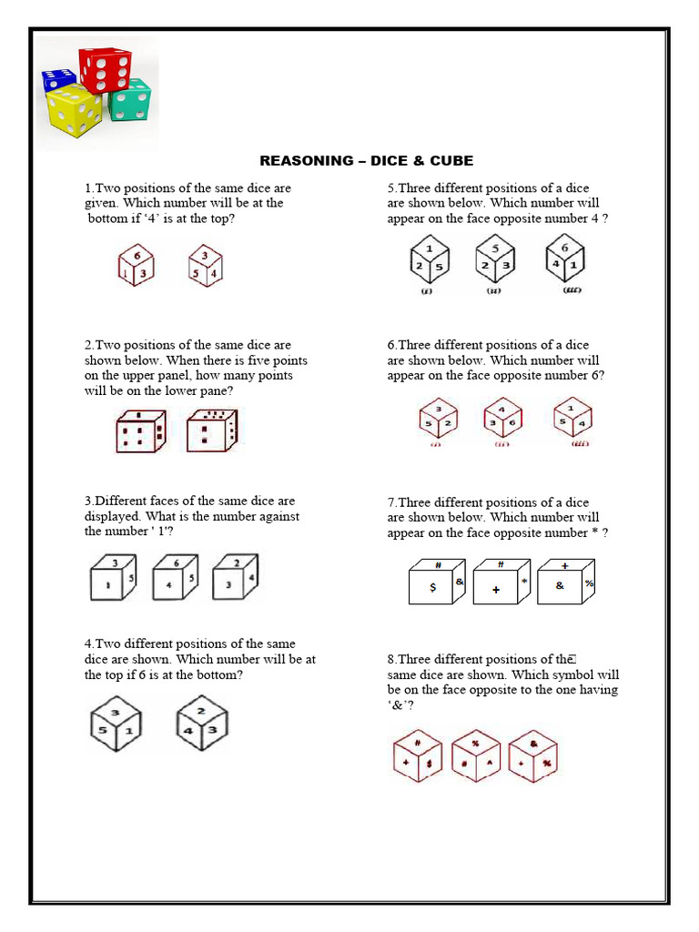 671194143-Reasoning-Dice-Cubes (1) - 1 | PDF | Dice | Gaming Devices