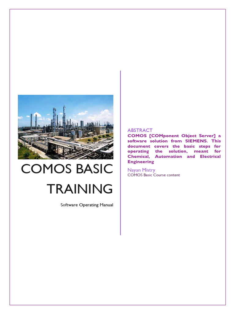 Comos Basic Pid Automation and Electrical Training-1-45 | PDF | Window ...
