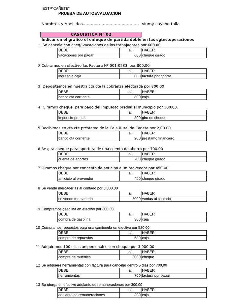 Casos Practicos VB | PDF | Servicios financieros | Economias