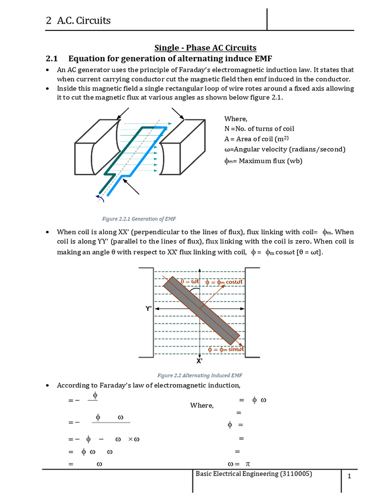 Pdf&rendition 1 | PDF | Electromagnetic Induction | Ac Power