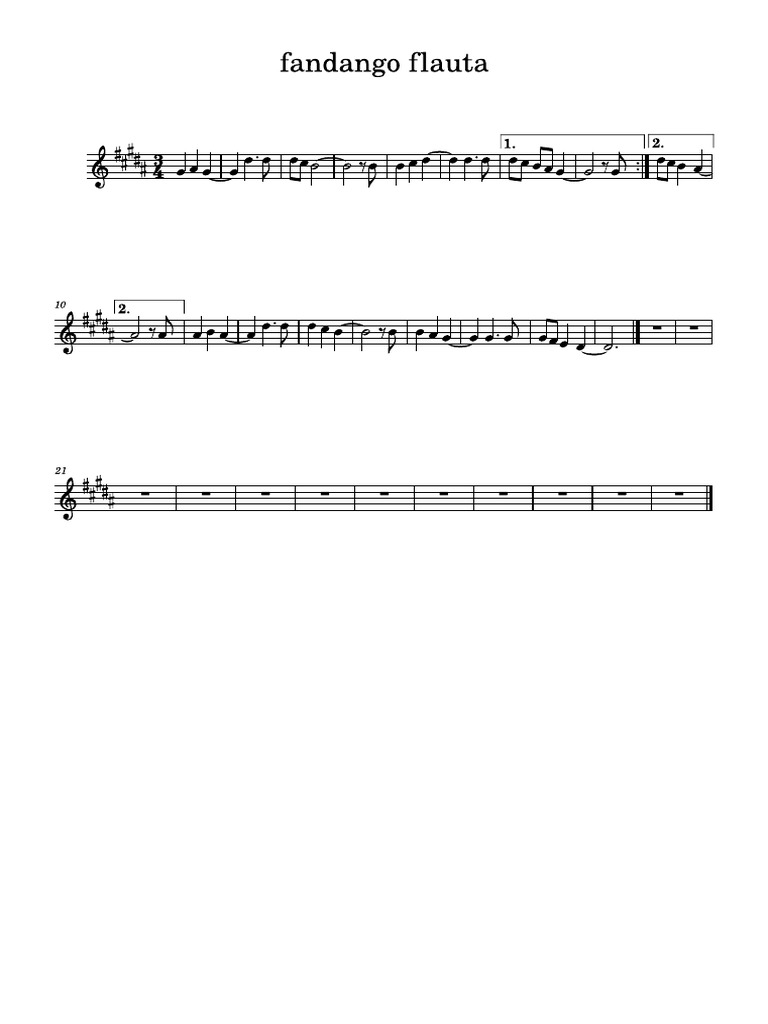 Fandago Flauta 2 | PDF