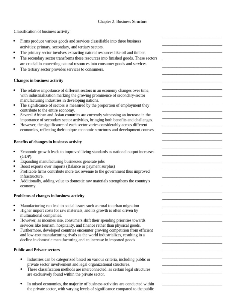 Chapter 2, Business Structure (CIE) | PDF | Franchising | Partnership