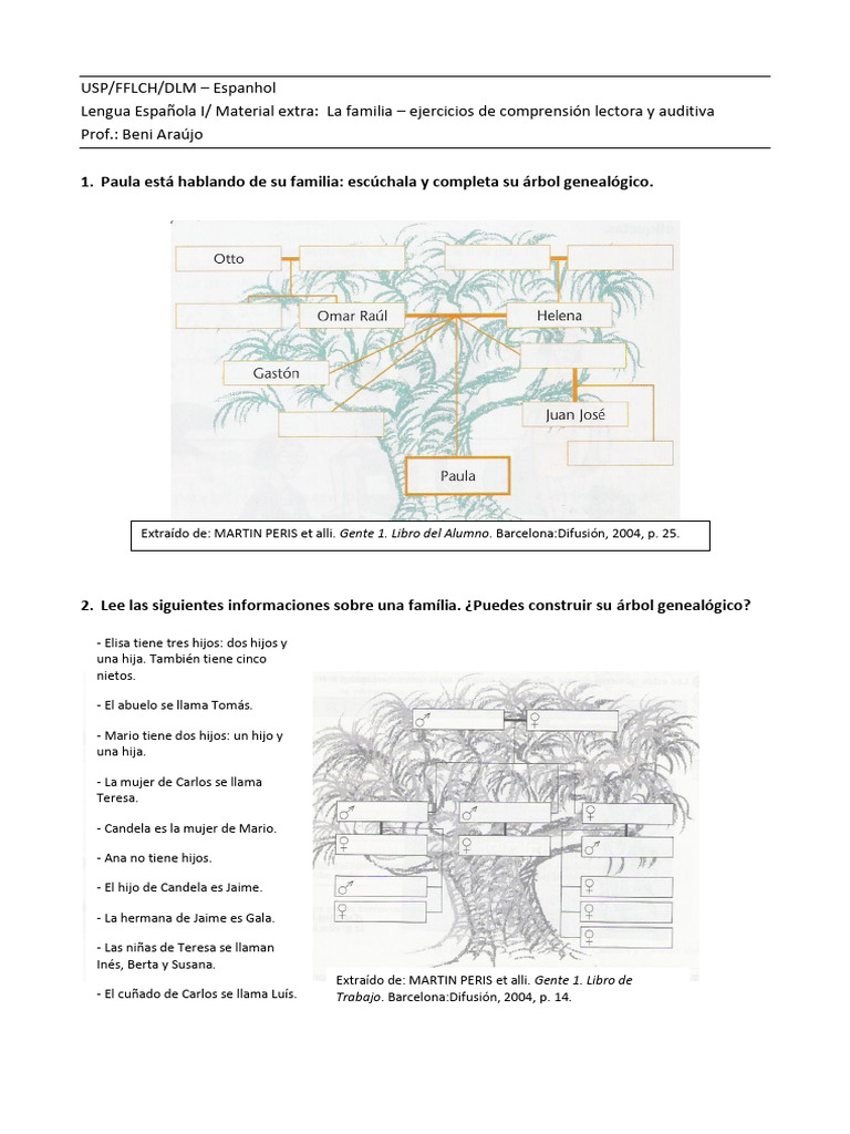 USP - LE-1 - U2 - Ejercicios de Comprensión Lectora y Auditiva - La ...