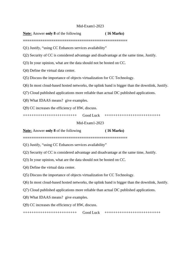 Mid1 23 | PDF