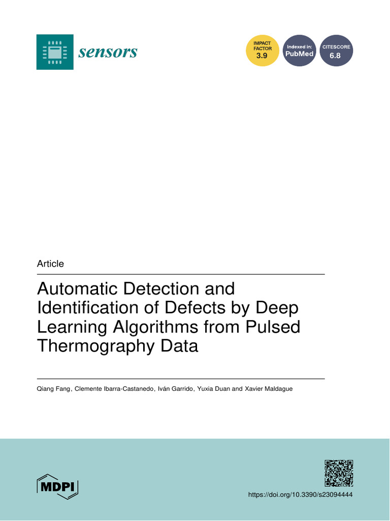 Automatic Detection and Identification of Defects by Deep Learning Algorithms From Pulsed ...