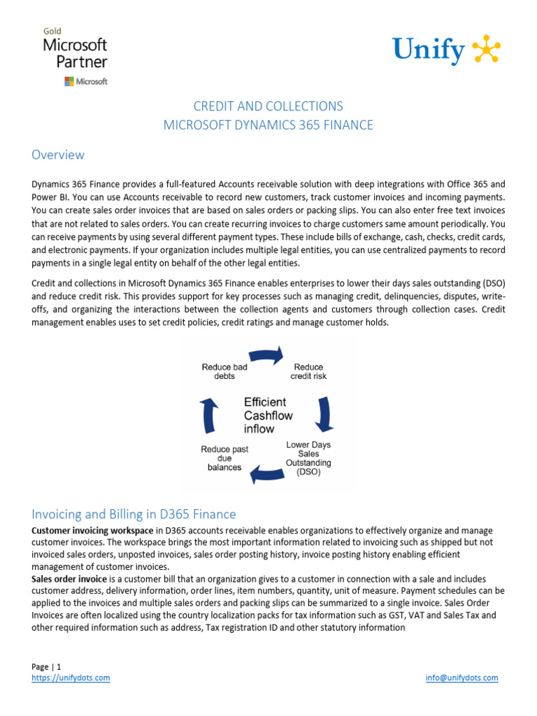 Accounts Receivable with Microsoft Dynamics 36 | PDF | Invoice | Credit ...