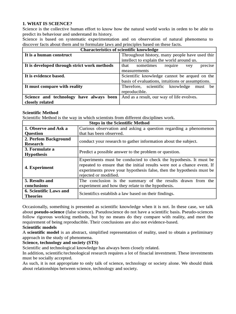 Scientific Method | PDF | Science | Scientific Method