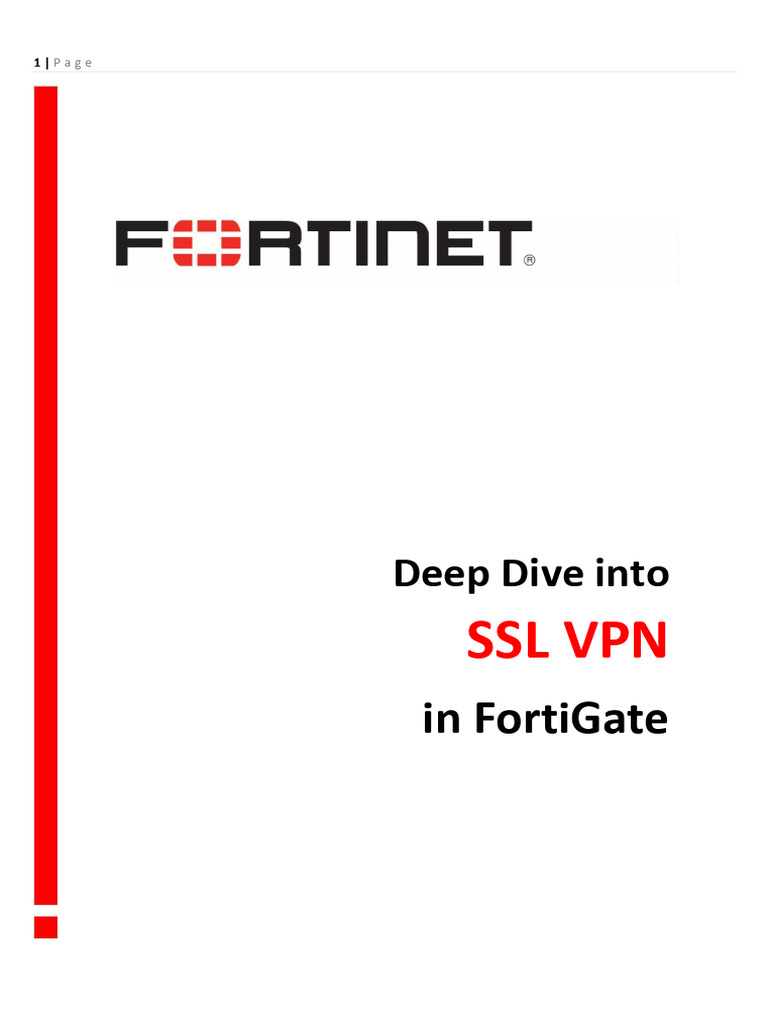 Fortinet - SSL VPN | PDF | Transport Layer Security | Virtual Private ...