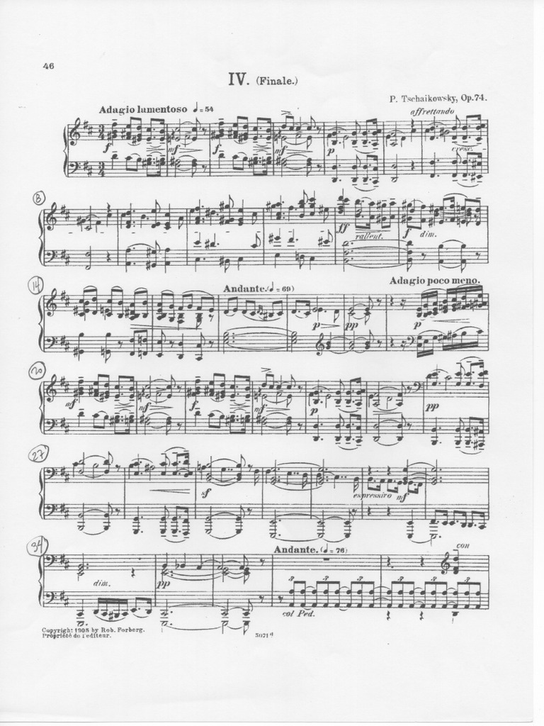Chaikovsky 6-IV (3 - 3) | PDF