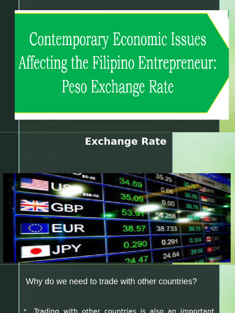 Contemporary economic issues | PDF | Taxes | Exchange Rate