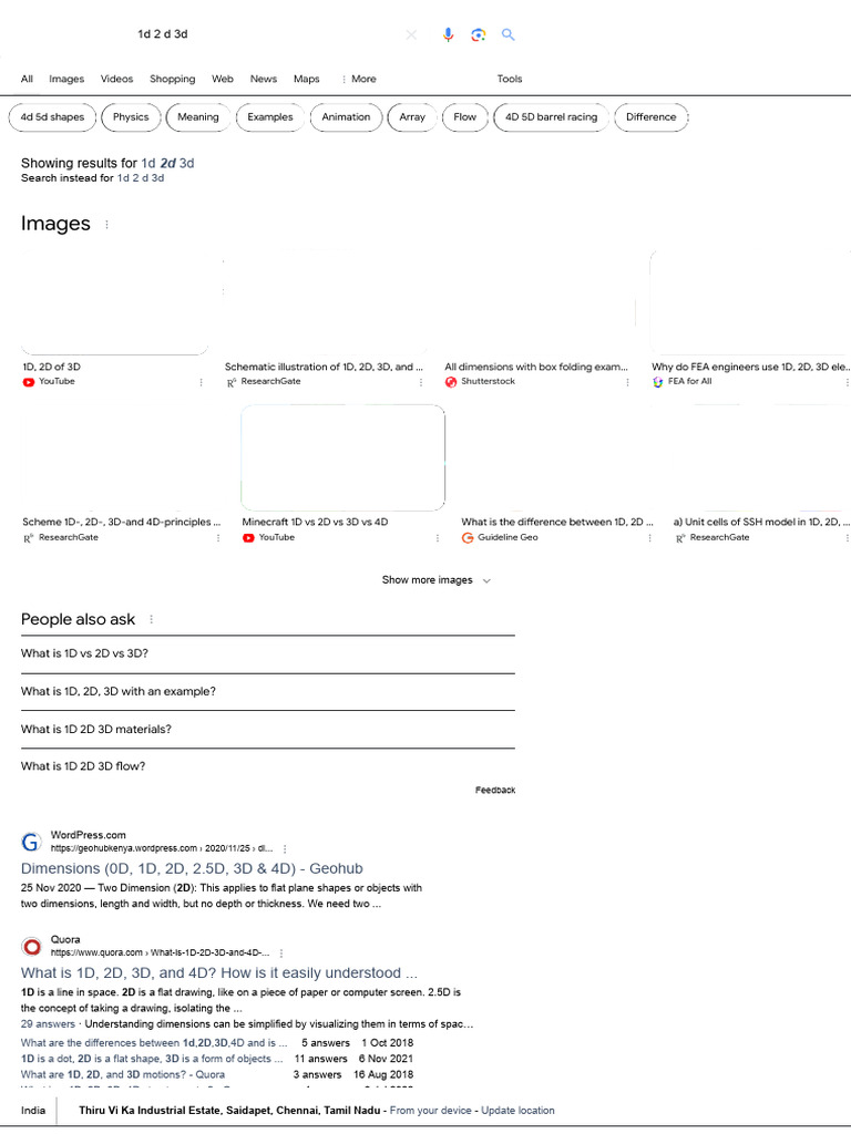 1d 2 D 3d - Google Search | PDF | 3 D Computer Graphics | Dimension