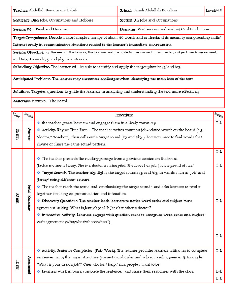 1.4.i Read and Understand | PDF | Linguistics | Human Communication