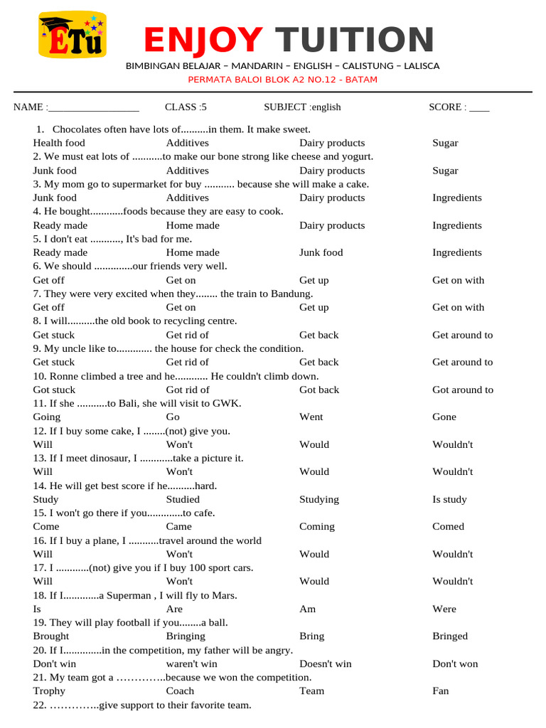 english welson | PDF | Food Industry | Foods