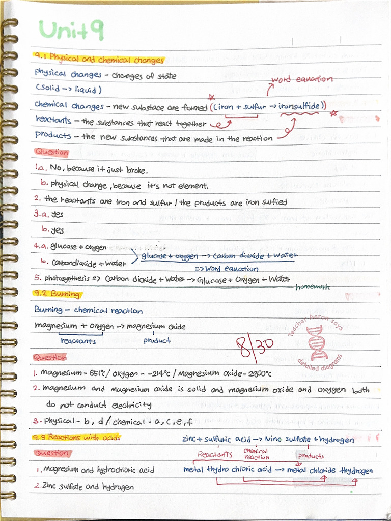 Cambridge Science Note | PDF