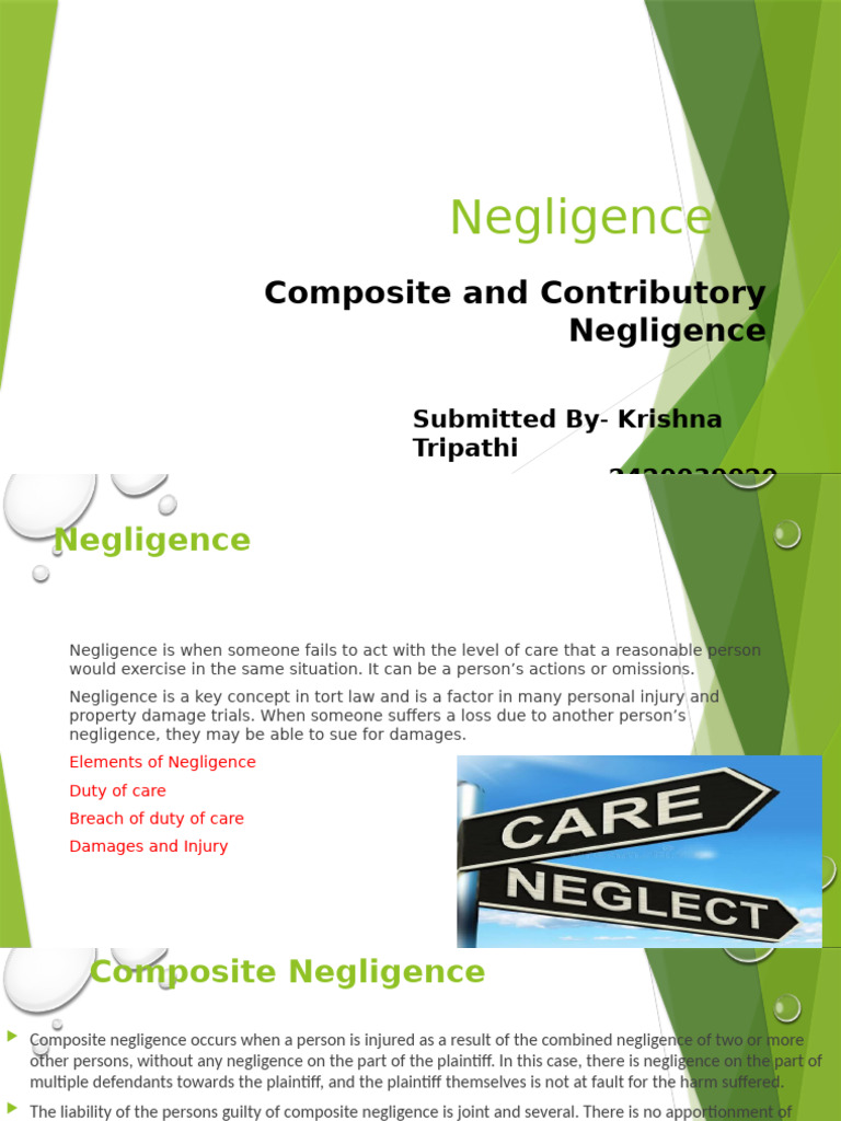 Krishna Tripathi (2420030029)2 | PDF | Negligence | Damages
