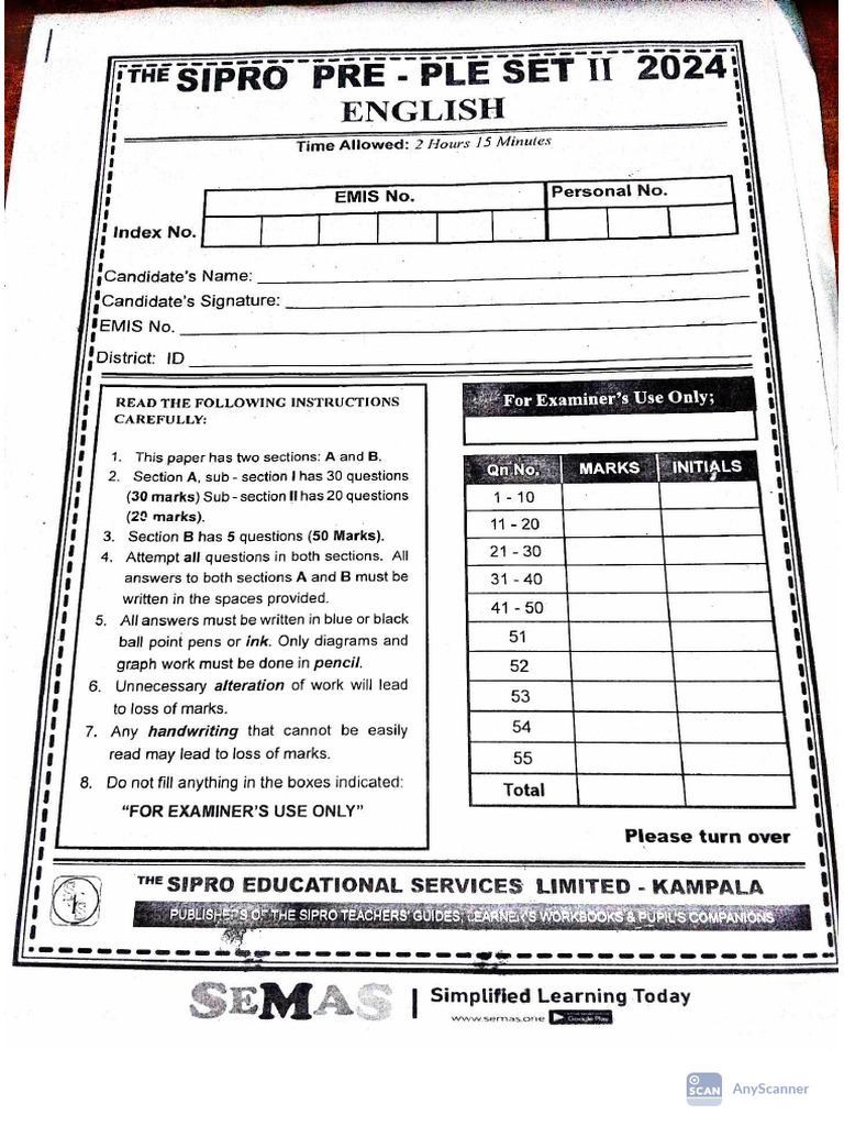 Eng Sipro Set Ii | PDF