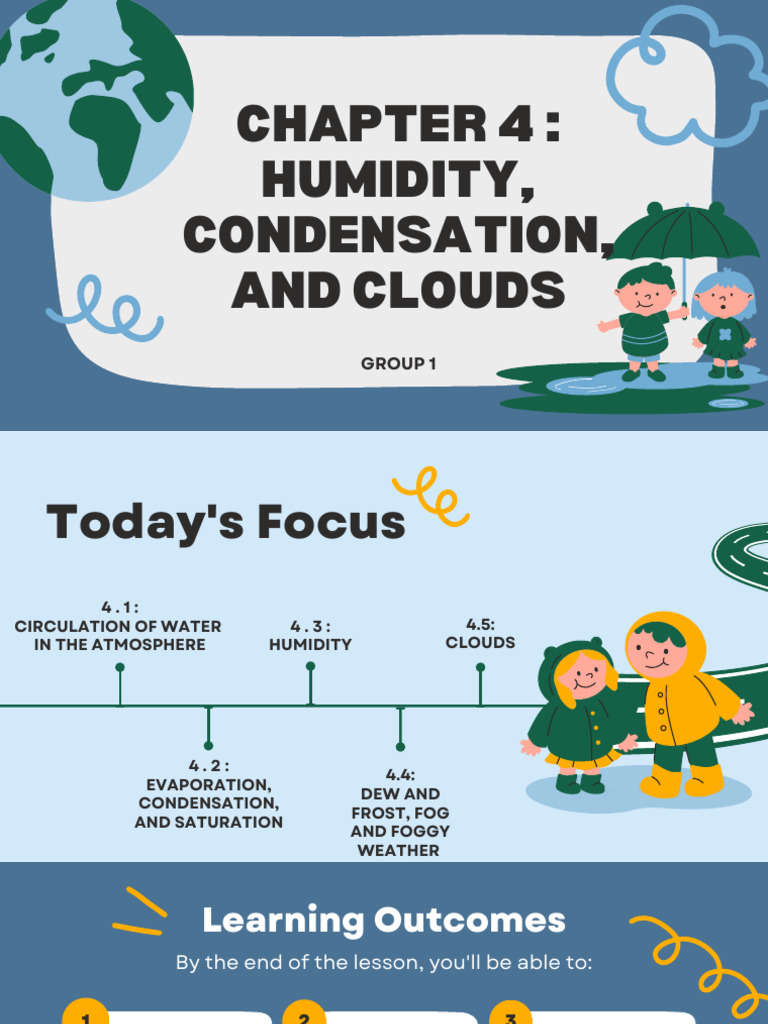 Water Cycle: Humidity and Clouds Explained | PDF | Humidity | Fog