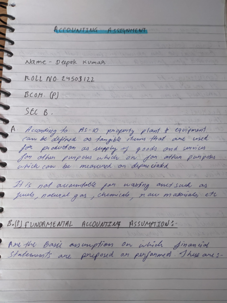 Fa Assignment Deepak | PDF