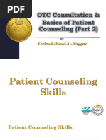 Role of Pharmacists in Patient Counseling | PDF | Pharmacy | Pharmacist
