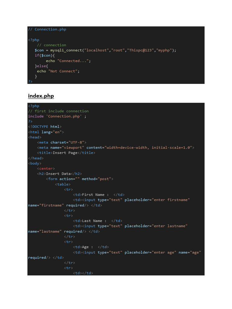 SimpleCrud PHP | PDF | Data Management | Computing