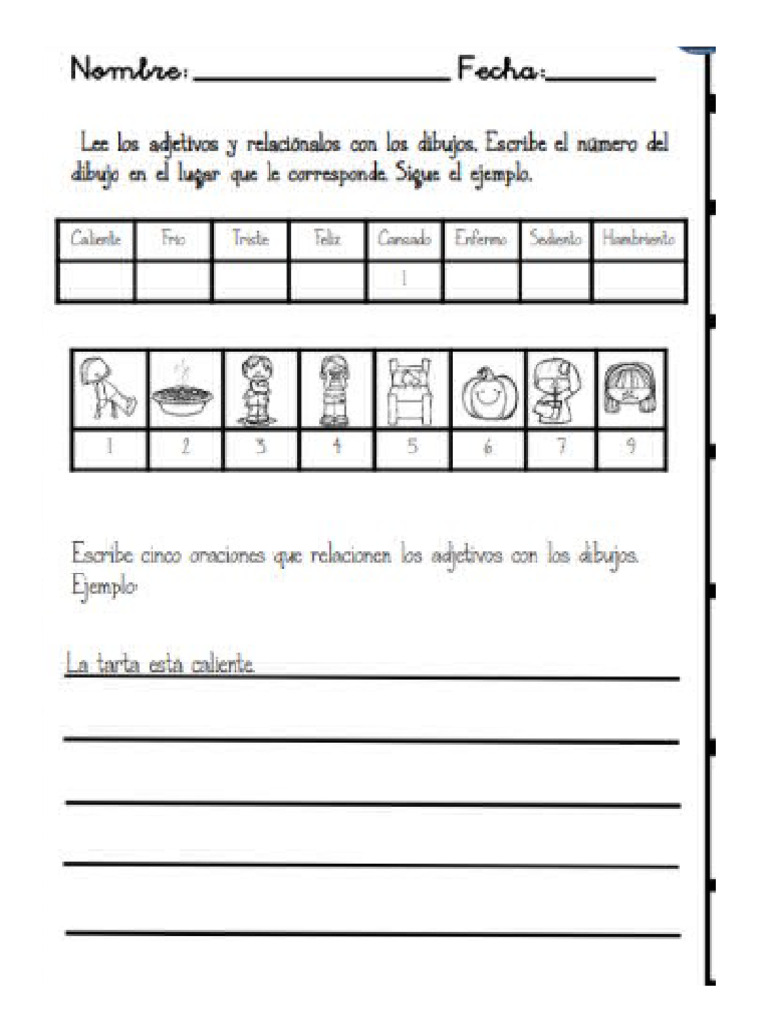 Guia Adjetivos | PDF