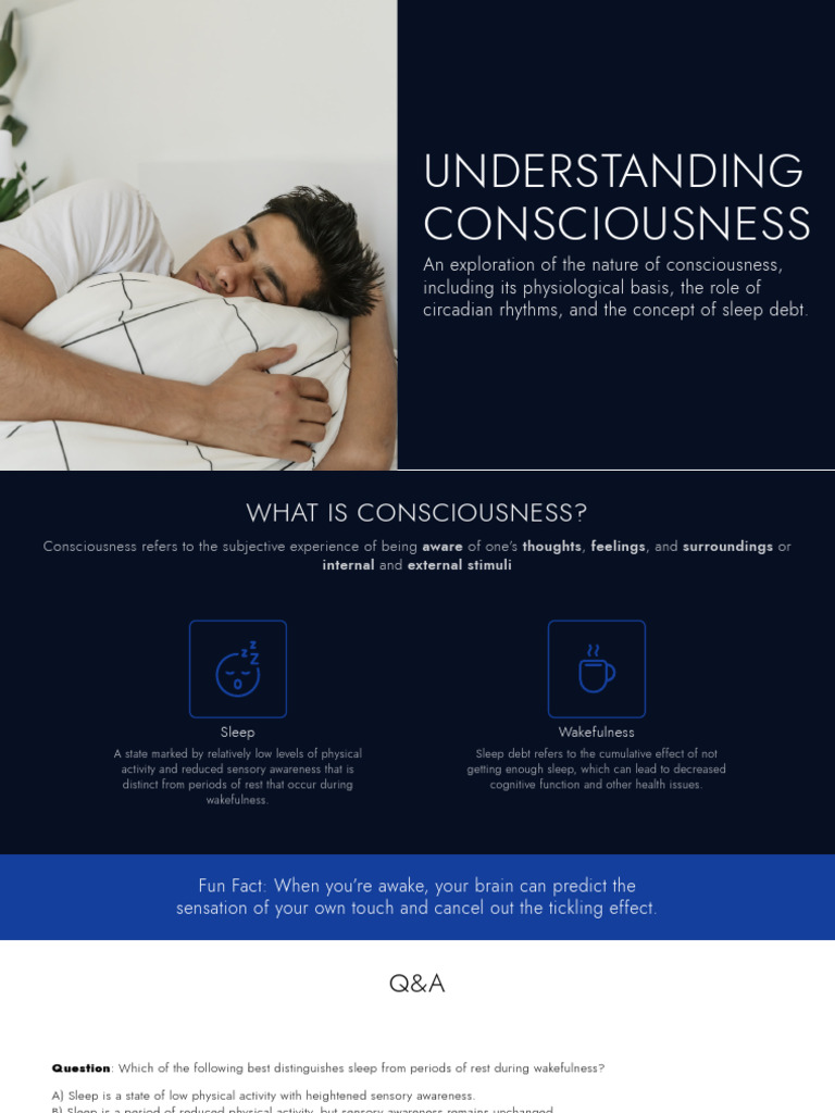 Chapter 3 Consciousness | PDF | Sleep | Circadian Rhythm