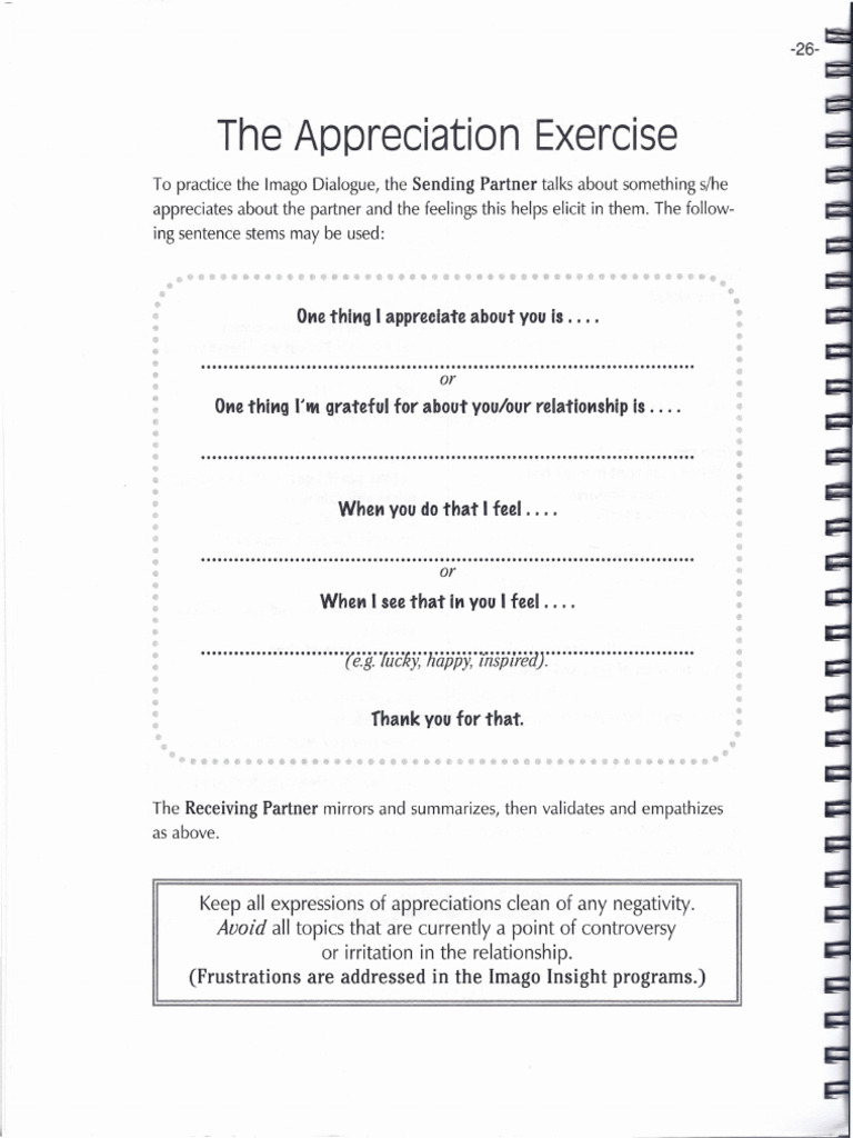 11. THE APPRECIATION EXCERCISE | PDF | Physical Fitness