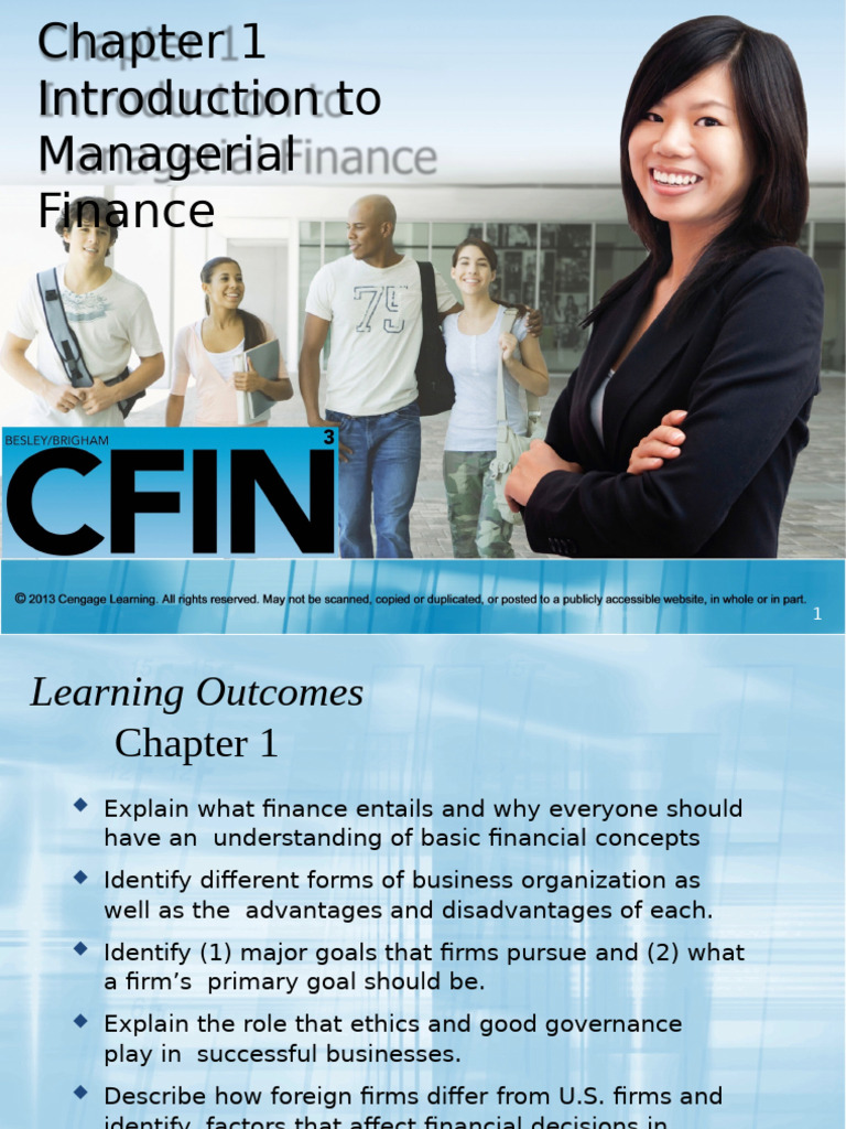 Introduction To Managerial Finance-Chapter1 | PDF | Limited Liability Company | Corporations