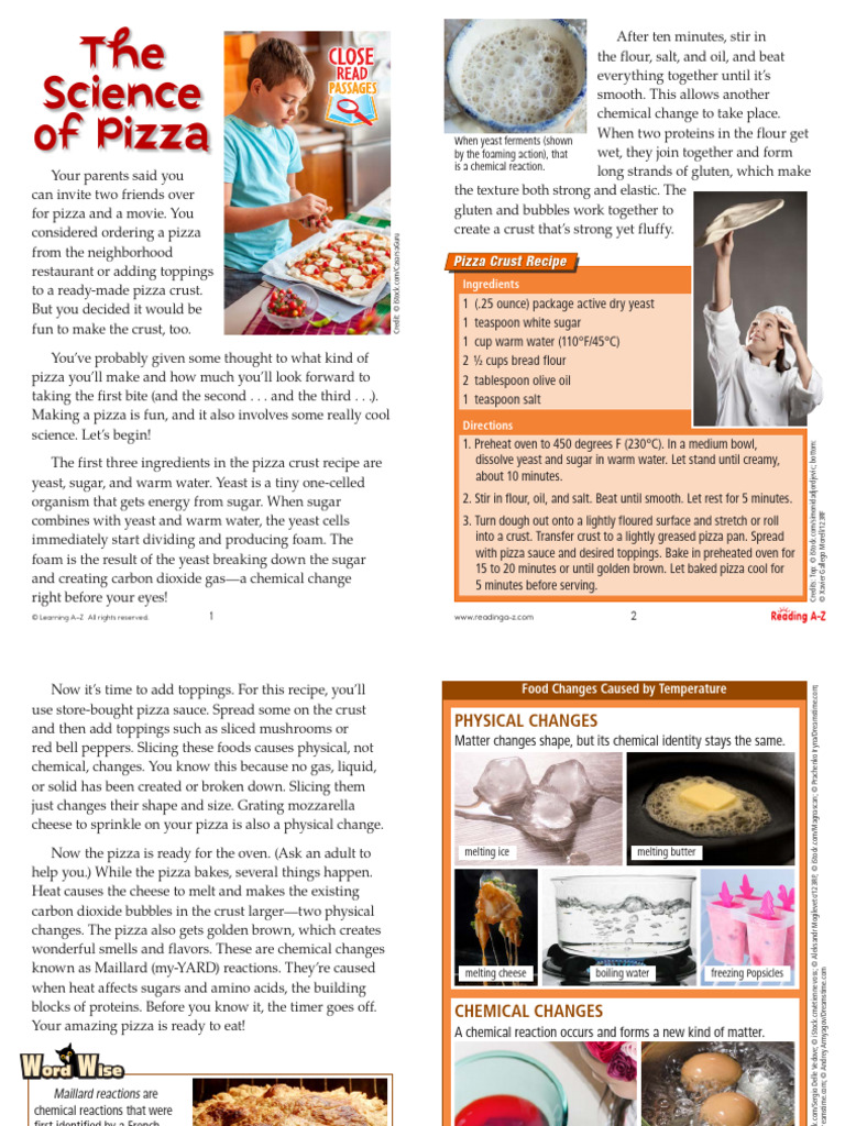 CRP g2 NF The Science of Fiction Passage | PDF | Breads | Pizza