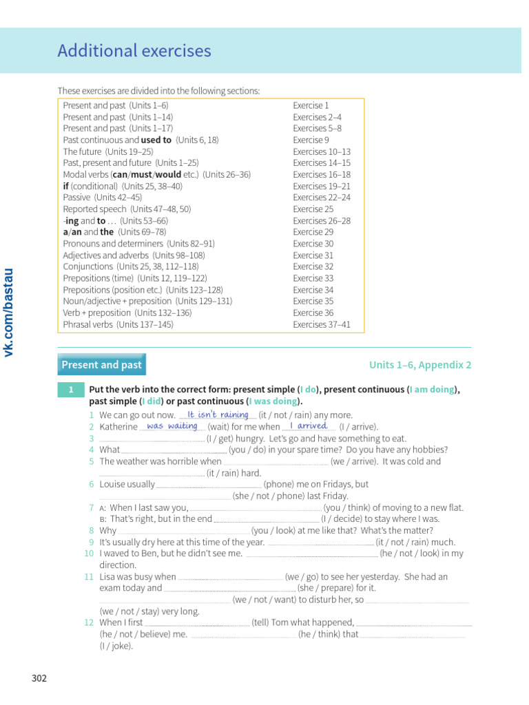 Year 6 Grammar Practice (Tenses) | PDF | Verb | Preposition And Postposition