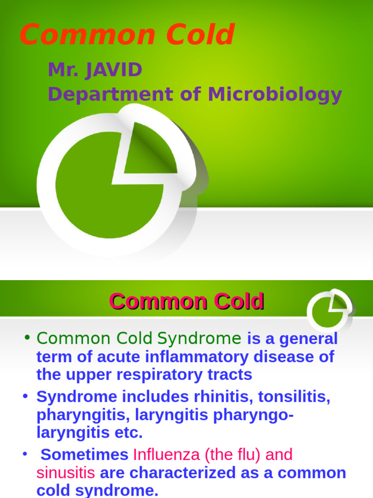 Rhino Virus | PDF | Common Cold | Influenza