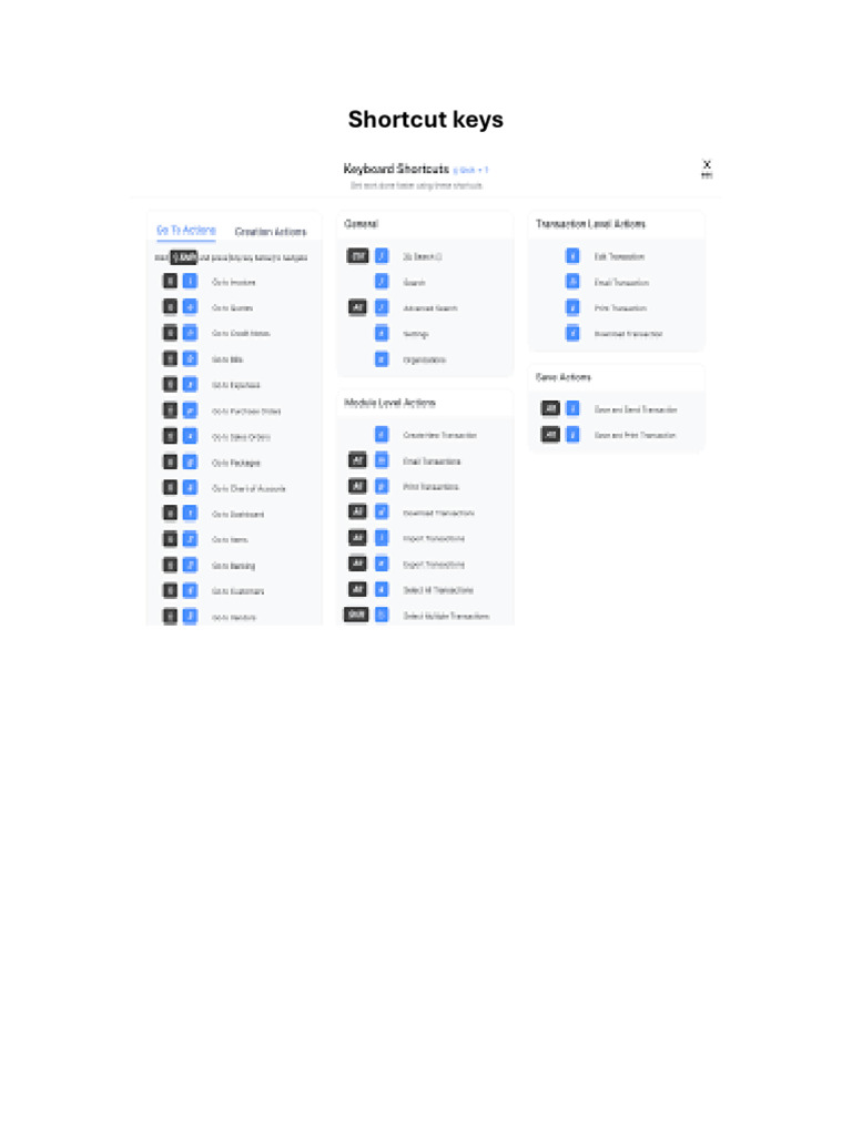 Shortcut Keys 5 | PDF