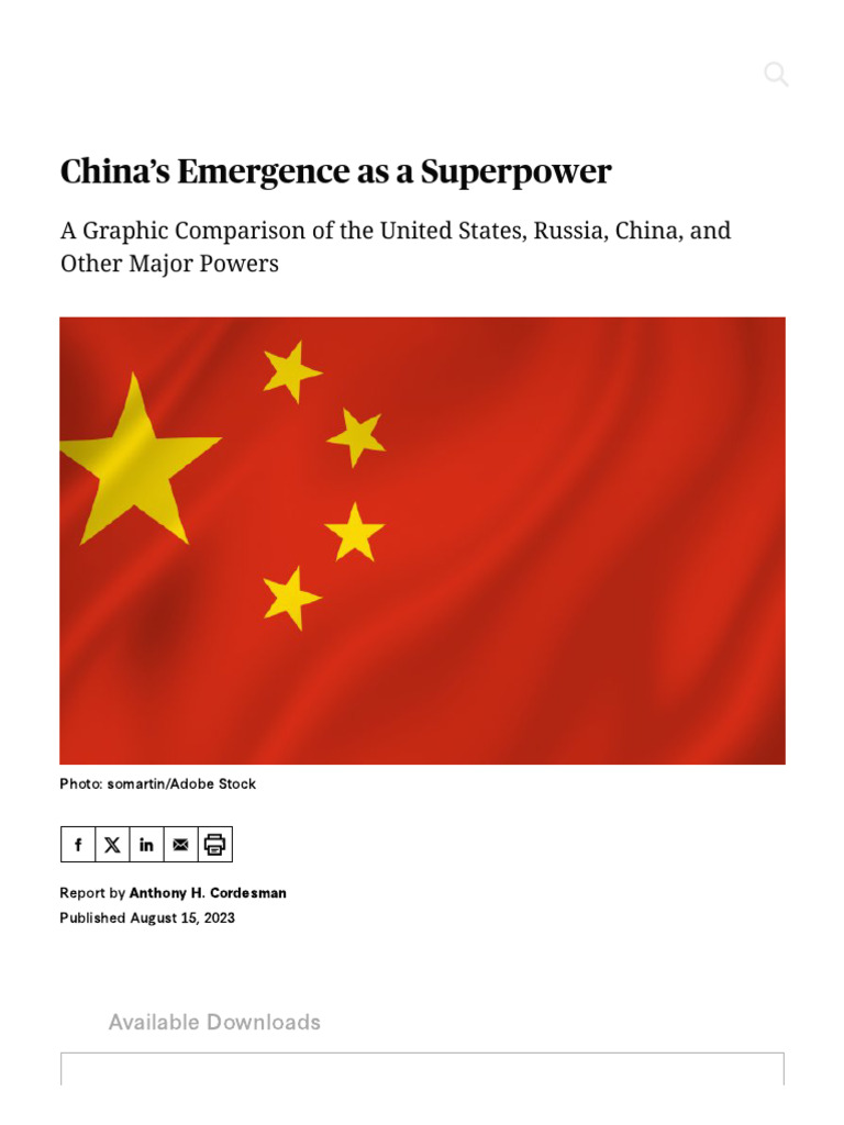 China's Rise | PDF | Nato | Developing Country China's Rise | PDF | Nato | Developing Country