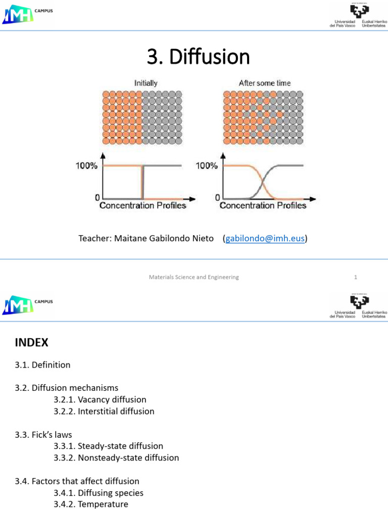 3. Diffusion (1) | PDF | Diffusion | Flux