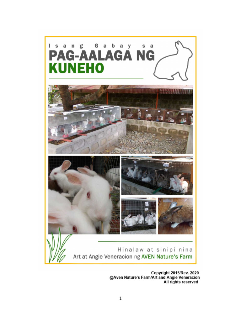 Gabay Sa Pag-Aalaga NG Kuneho Rev Ed 10202020 | PDF