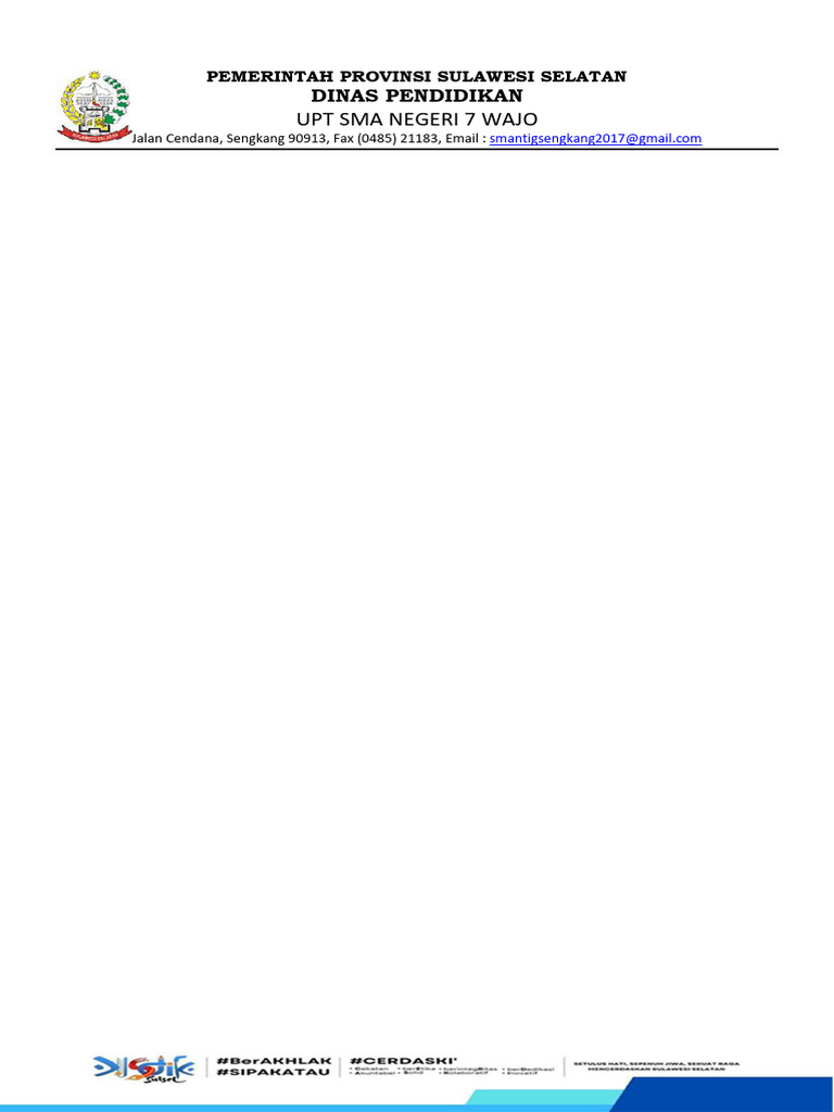 SK PEMBAGIAN TUGAS GURU SEMESTER GANJIL 2024-2025-UPT SMAN 7 WAJO-dikompresi | PDF