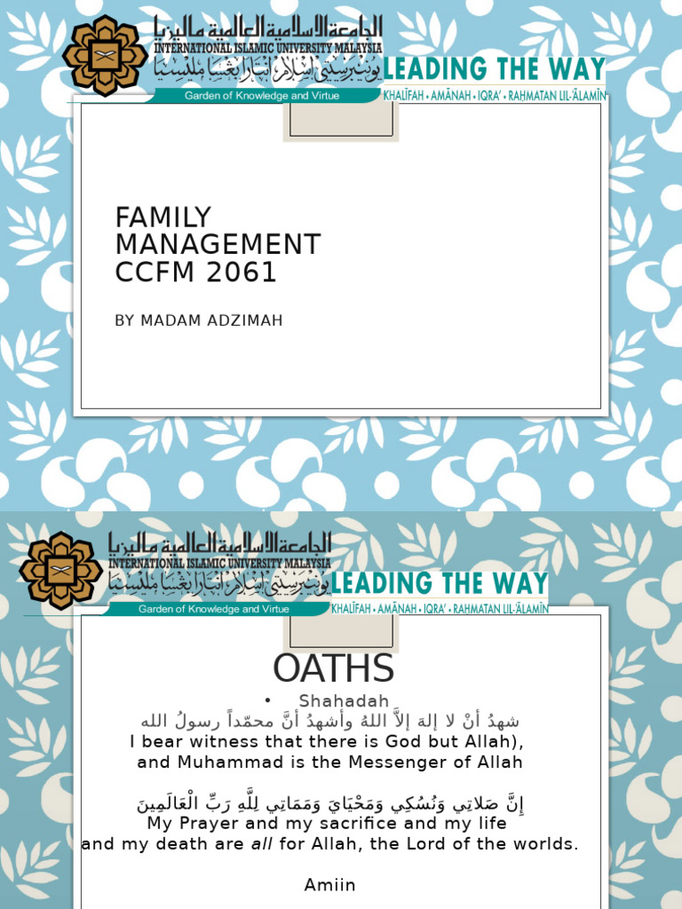 family-management 2 roles and responsibility | PDF | Wife | Husband