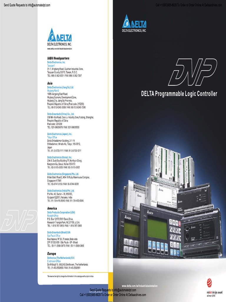 Delta DVP Catalog | PDF