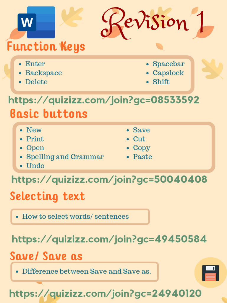ICT Review Sem1 | PDF
